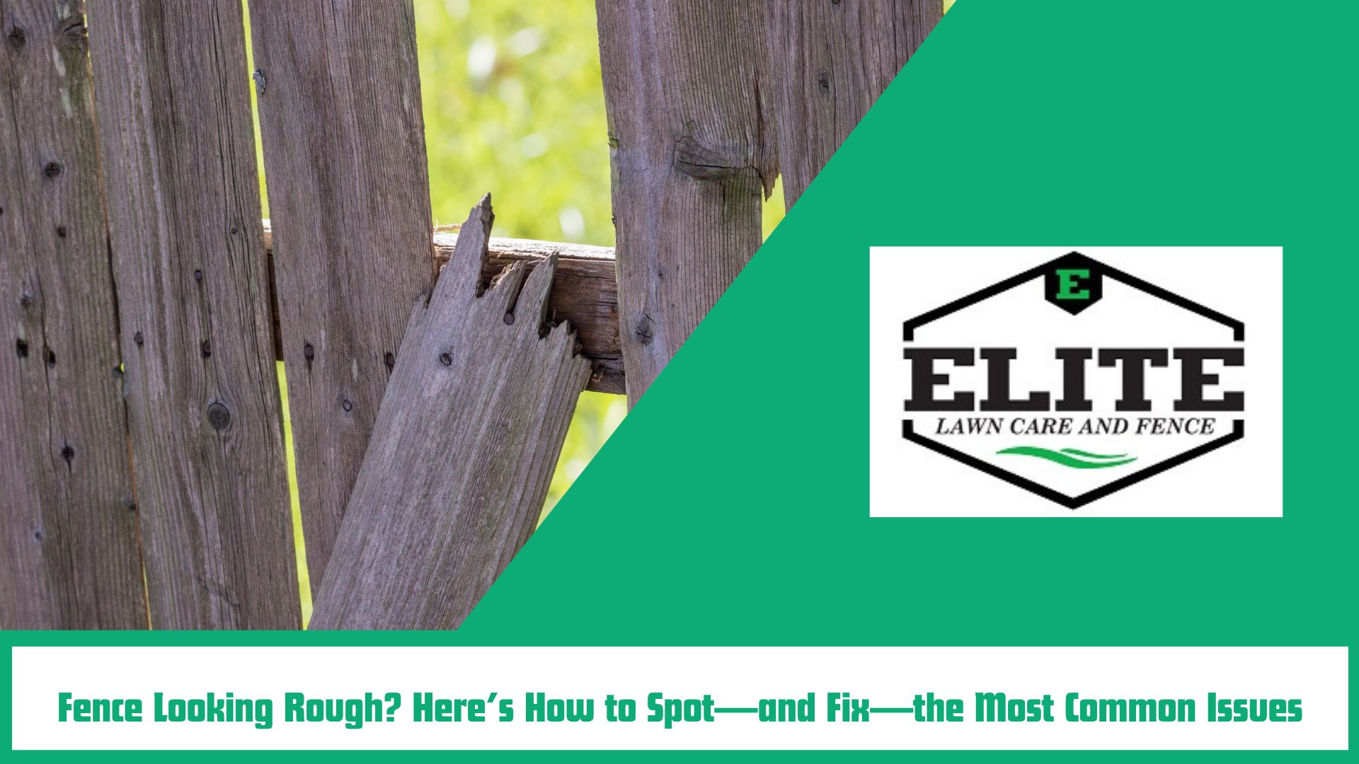 How to Spot and Fix Common Fence Problems Before They Get Worse